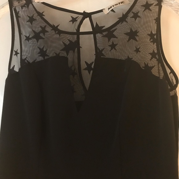 Modcloth | Dresses | Illusion Neck Star Dress Lbd | Poshmark